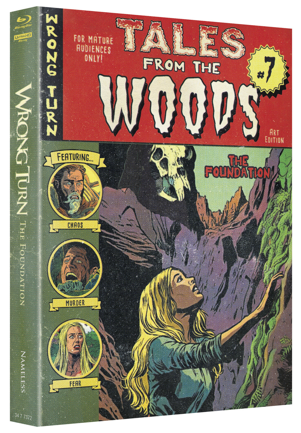 WRONG TURN 7 FOUNDATION - MEDIABOOK - COVER D - COMIC - BD/4K-UHD – Eyk ...