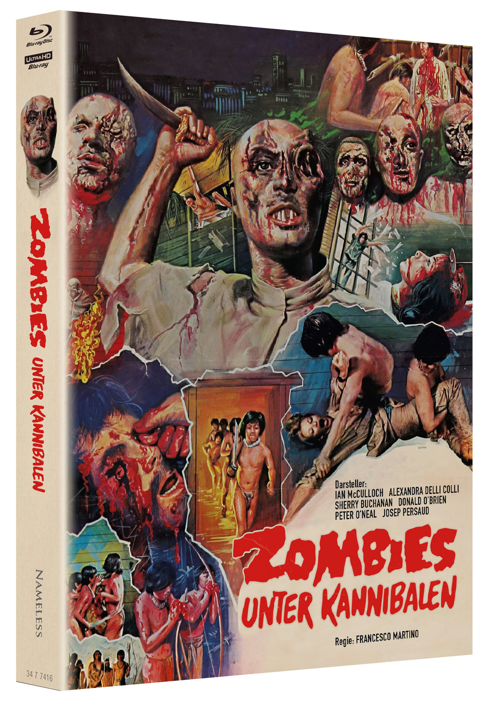 ZOMBIES UNTER KANNIBALEN - MEDIABOOK - COVER H - 4DISC EDITION – Eyk-Media